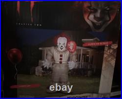 8 Ft PENNYWISE THE CLOWN HALLOWEEN AIRBLOWN LIGHTED YARD INFLATABLE ...