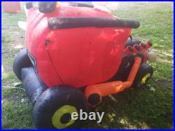 Gemmy Airblown Halloween Ghost Rider Car Moving Ghost Raven Truck Hot ...