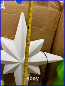 VTG Don Featherstone Christmas Nativity BlowMold Mary Jesus Wisemen ...