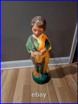 Vintage Blow Mold Tpi Drummer Boy Drumsticks Rare Htf Christmas ...